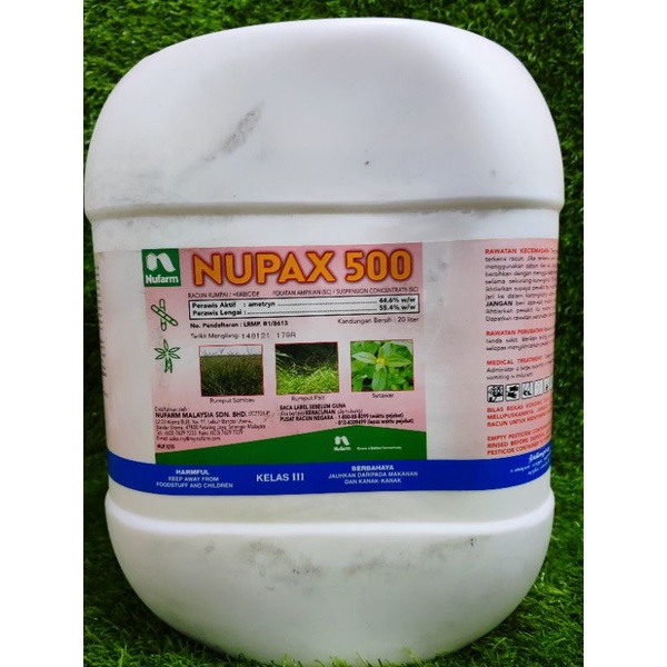 NUPAX 500 20LITER / RACUN RUMBUT SAMBAU / NANAS,TEBU,KELAPA SAWIT ...