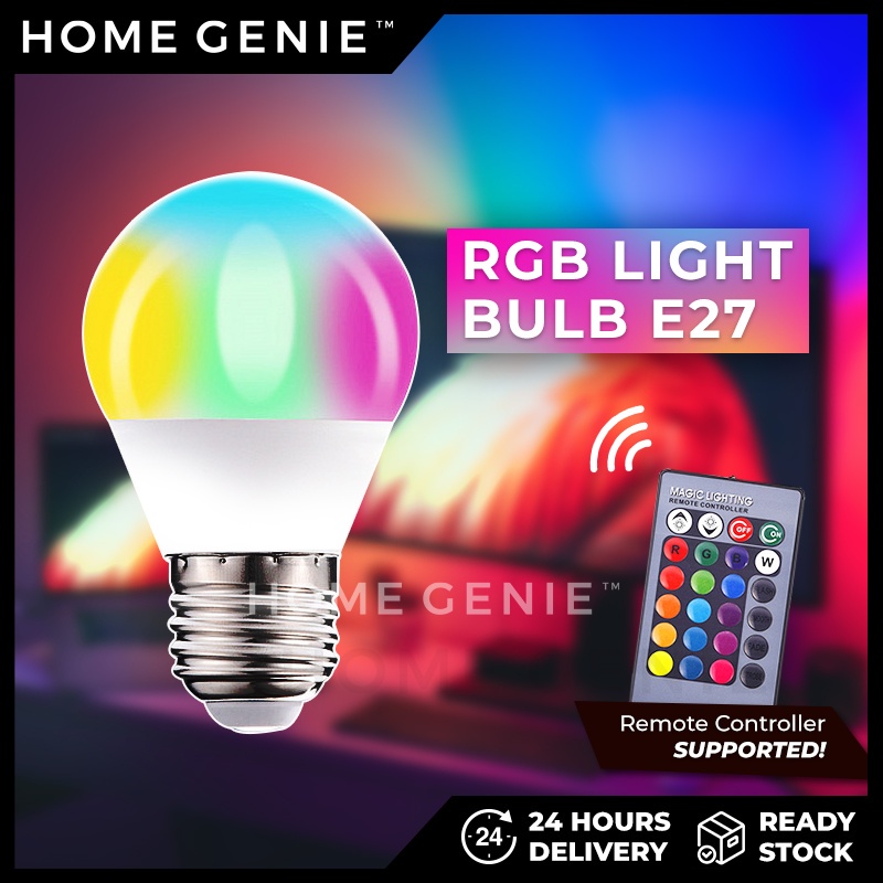 Smart LED RGB Remote Control Bulb Vibrant Dimmable Light 5W 10W 15W ...