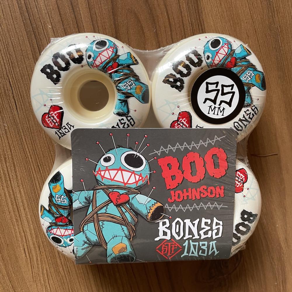 BONES - Boo Voodoo Street Tech Formula 55mm/103a V4 Wide Skateboard ...