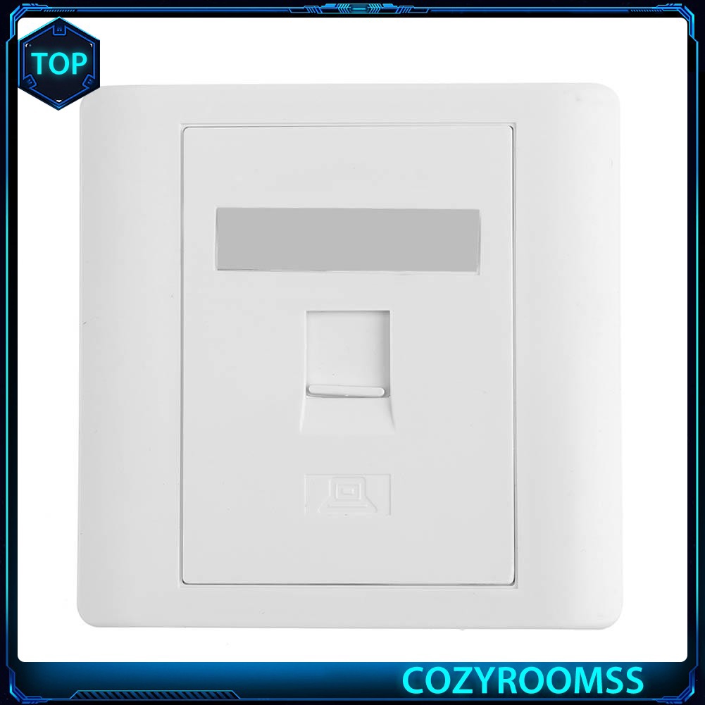 [Anifcas.my] Wall Socket Single Port Network LAN Telephone Panel ...