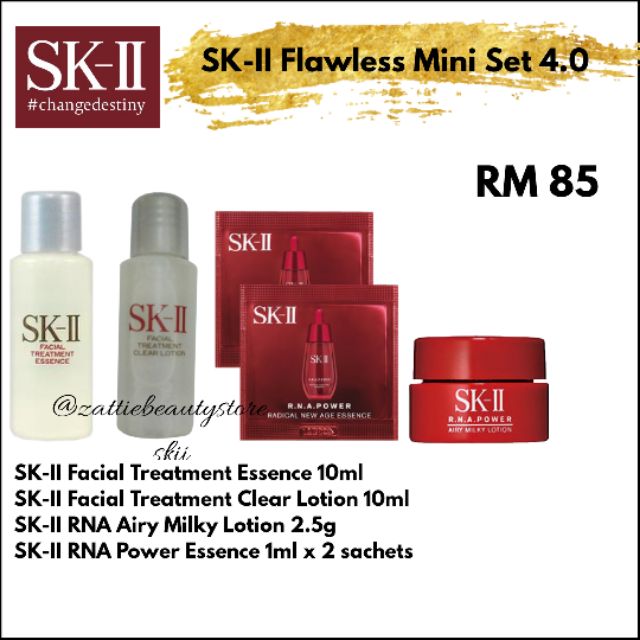 SK2 SK-II Mini Flawless Set | Shopee Malaysia