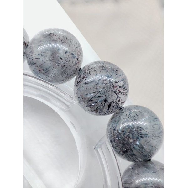 B 220015 - Fireworks Black Super Seven Super 7 Bracelet 12mm++ 煙花黑超七手串 ...