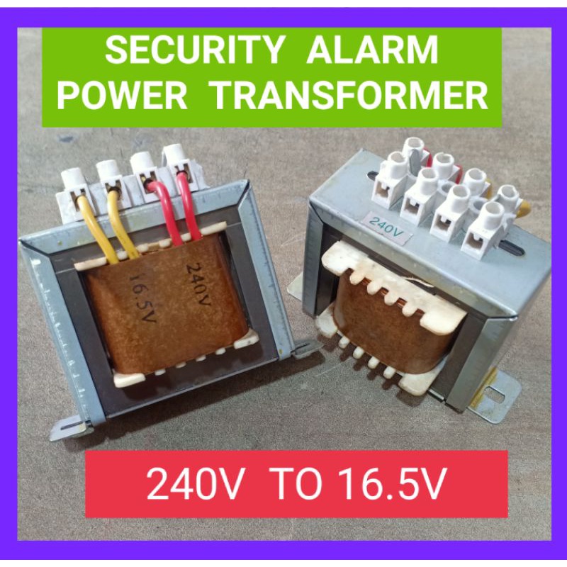 Security Alarm Power Supply Transformer 240V AC Input To 16.5V AC 2A ...