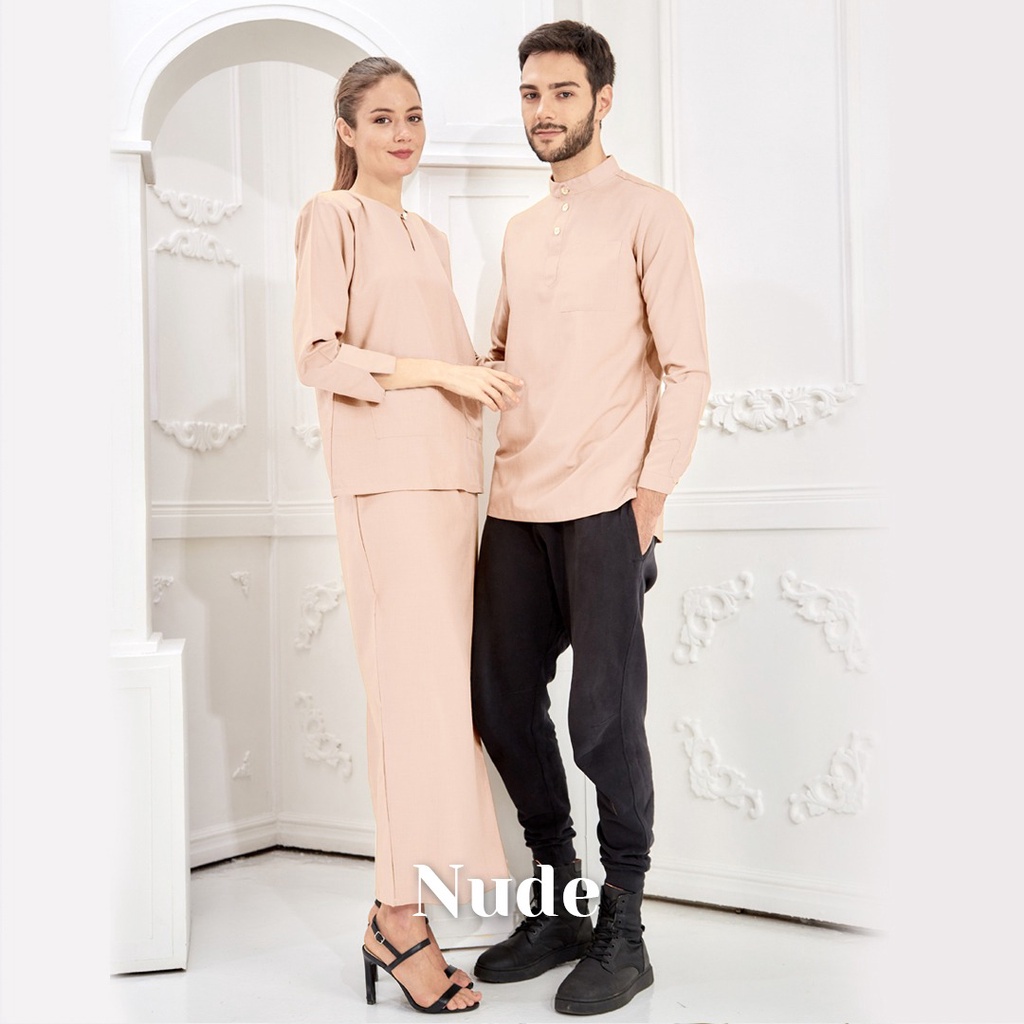 Baju Raya By Laboo Set Family Sedondon 15 Warna - Nude | Shopee Malaysia