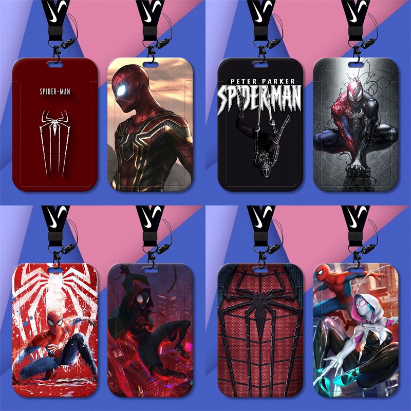 Marvel hero Spider-Man card holder student school card cover subway ...