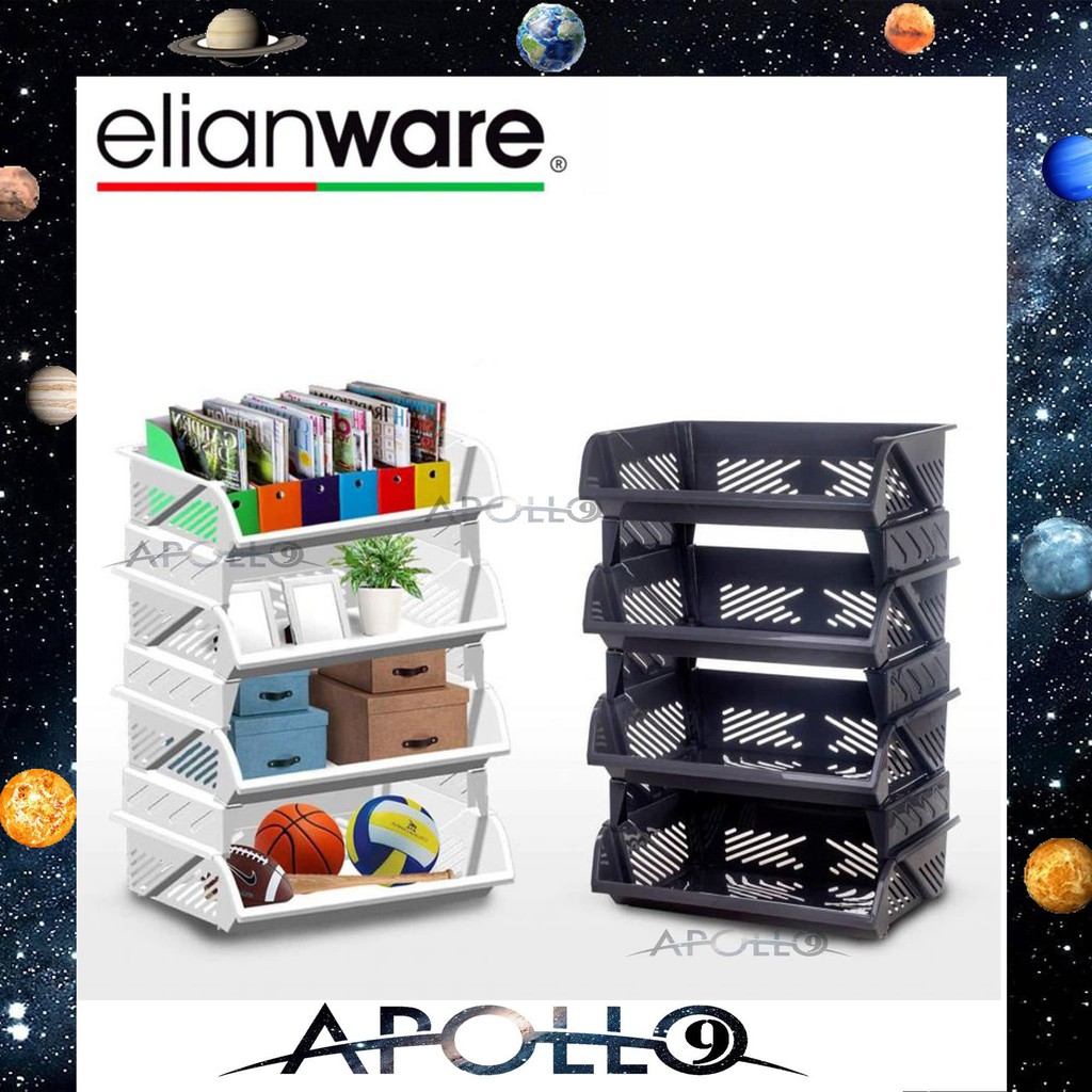 APOLLONINE Elianware E-776 Standee 4 Layer / Shoe Rack / Office Rack ...