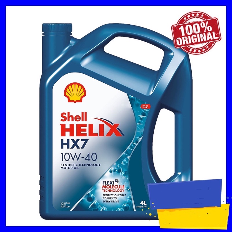 600039823 Shell Helix HX7 10W40 Semi Synthetic Engine Oil (4L) Hong ...