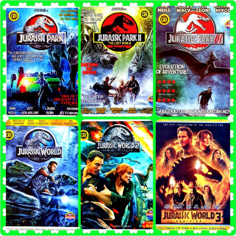 Latest Jurassic Park full chapter film cassette - new Jurassic world ...