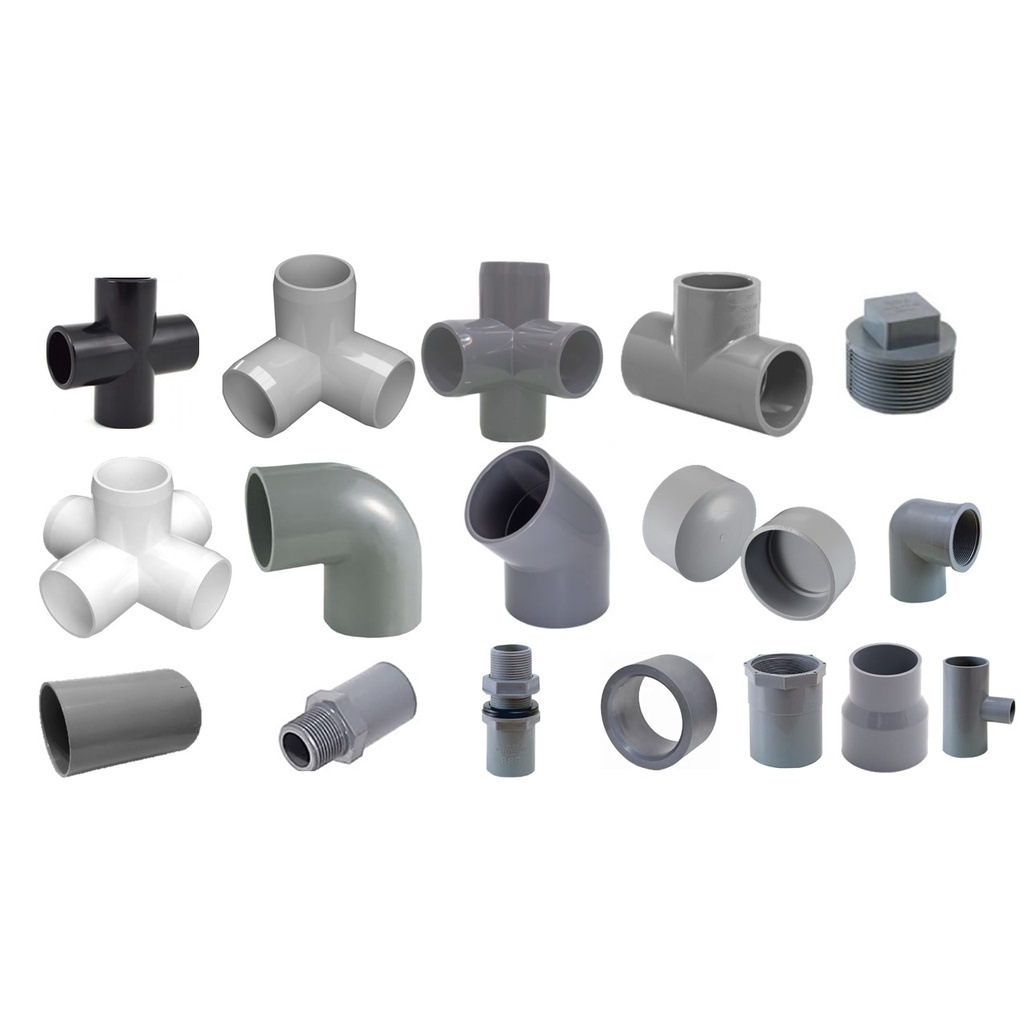 PVC 3/4" X 3, 4, 5 Way 20mm MALAYSIA STANDARD Fitting Joint Connector Grey Pipe / Penyambung ...