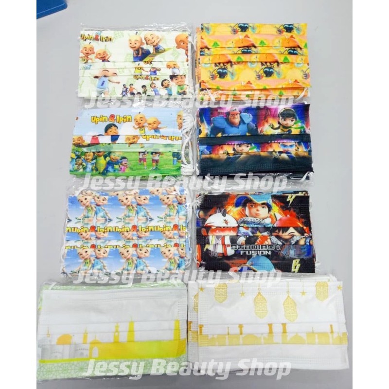 [KL] Hari Raya Kids Face Mask 3Ply Boboiboy Galaxy Kids Face Mask 3Ply ...