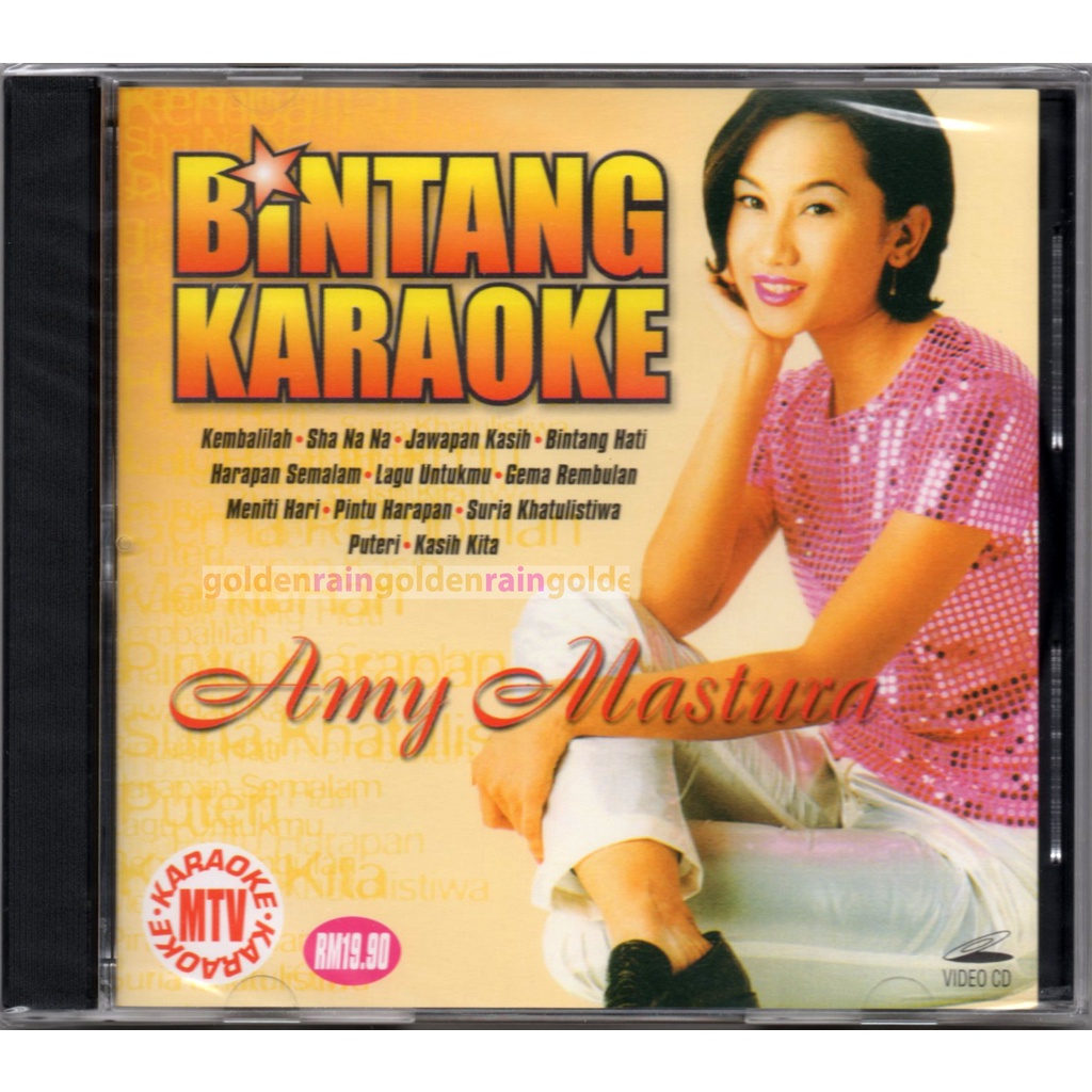 AMY MASTURA - Bintang MTV Karaoke 2002 PONYCANYON ORIGINAL VIDEO CD ...