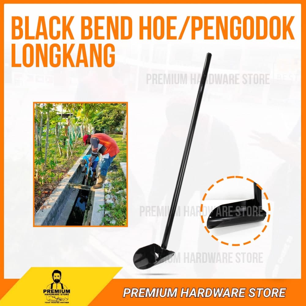 PREMIUM Drain Scoop Hoe With Handle Dutch Hoe Cleaner Besi Cangkul ...