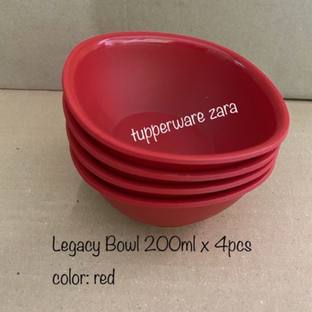 TUPPERWARE Legacy Bowl Set (4) 200ml | Shopee Malaysia