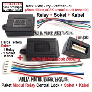 Central central central central lock relay module package using ...