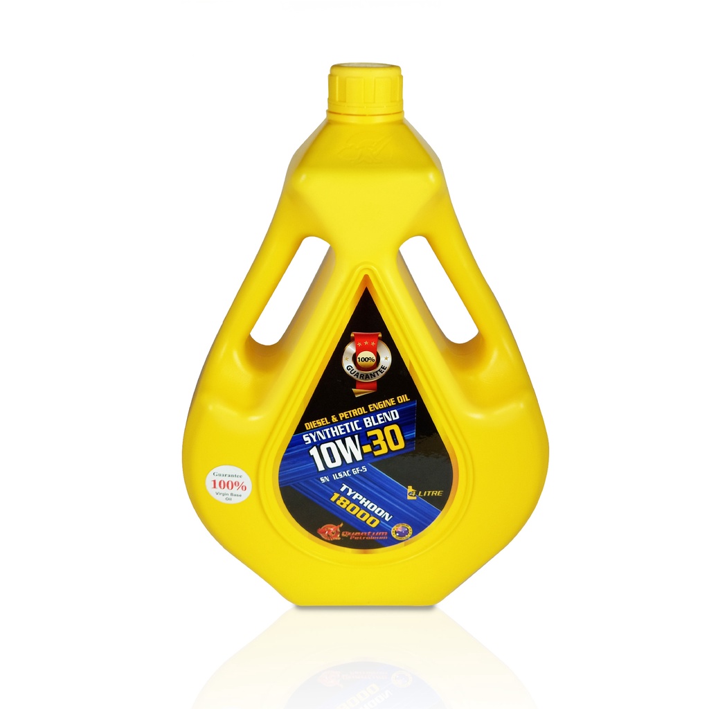 Quantum Typhoon 18000 Semi Synthetic SAE 10W30 Grade Engine Oil (4L ...