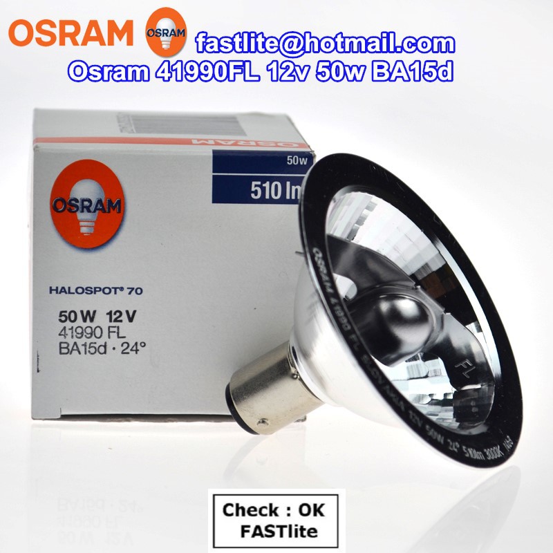 Osram 41990 FL 50W 24º 12V BA15D Halospot 70 QR70 (Buatan Europe) | Shopee Malaysia