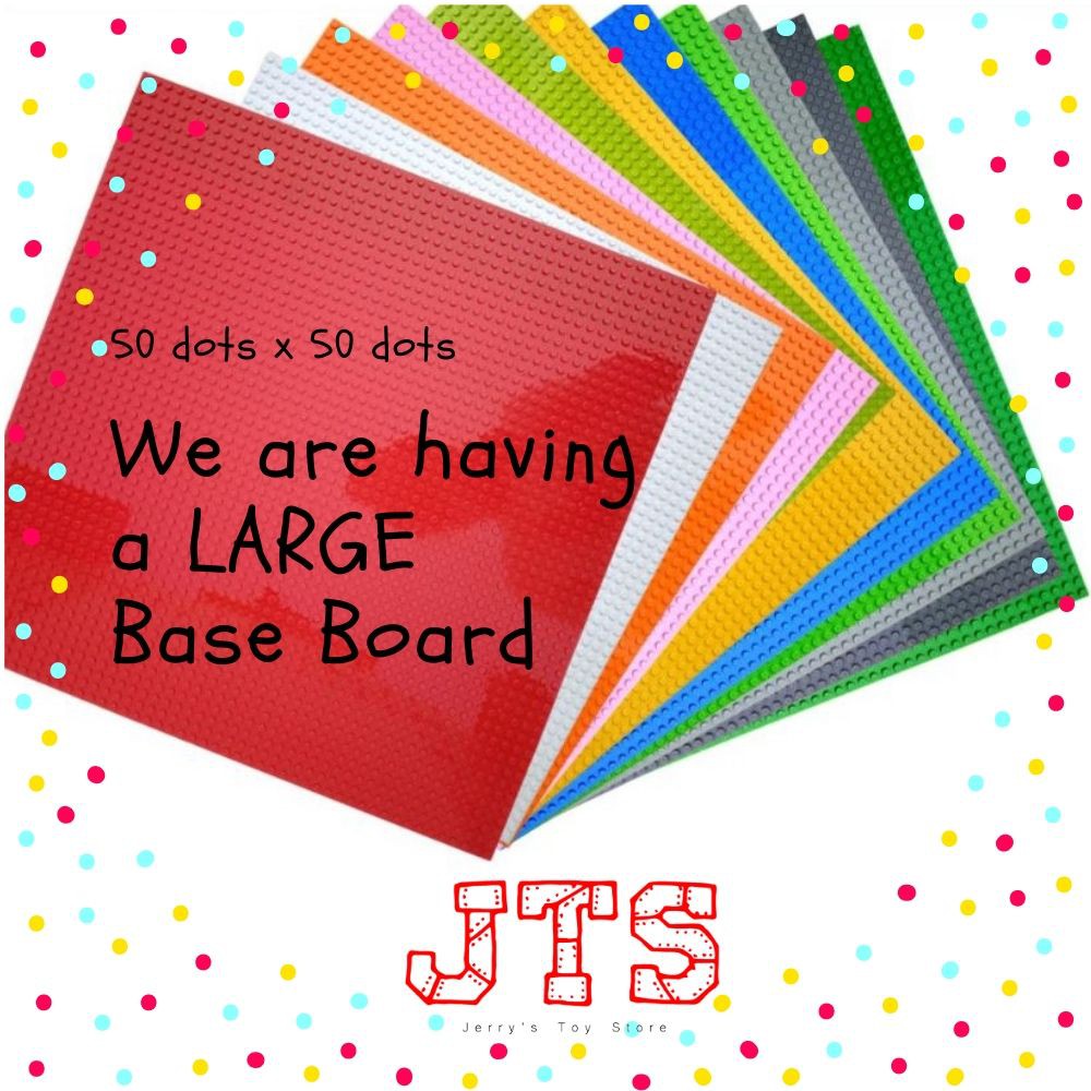 JTS Base Board ( LEGO compatible sized bricks ) large size 50x50 ...