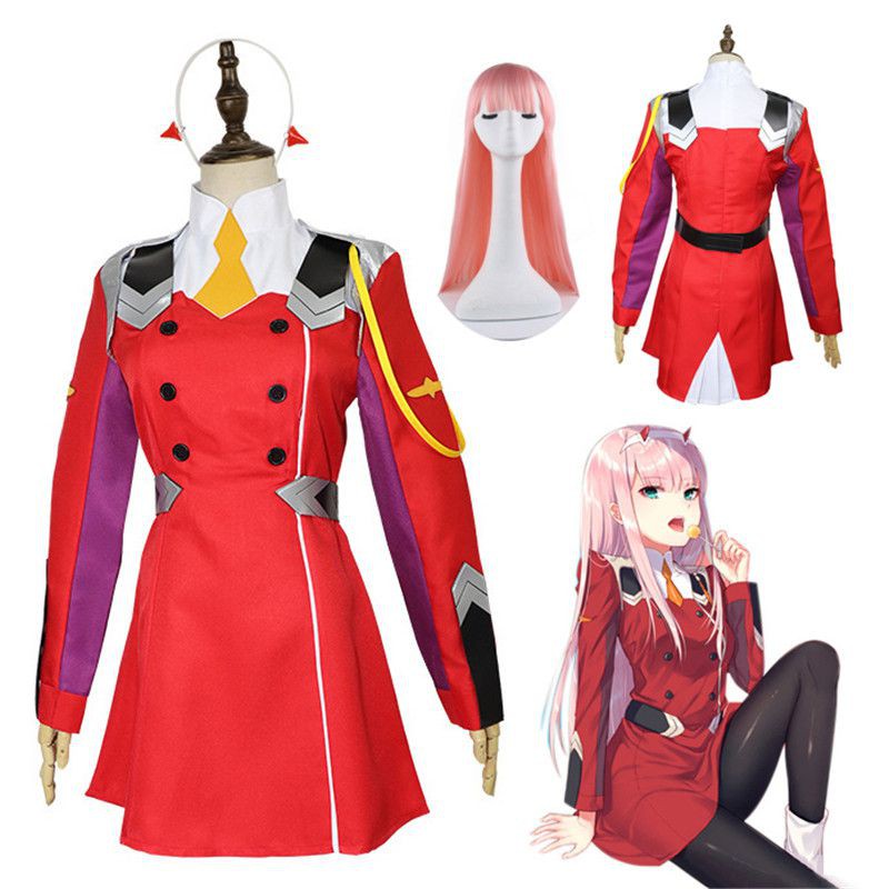 【Ready stock】DARLING In The FRANXX 02 ZERO Two Outfit Red Uniform ...