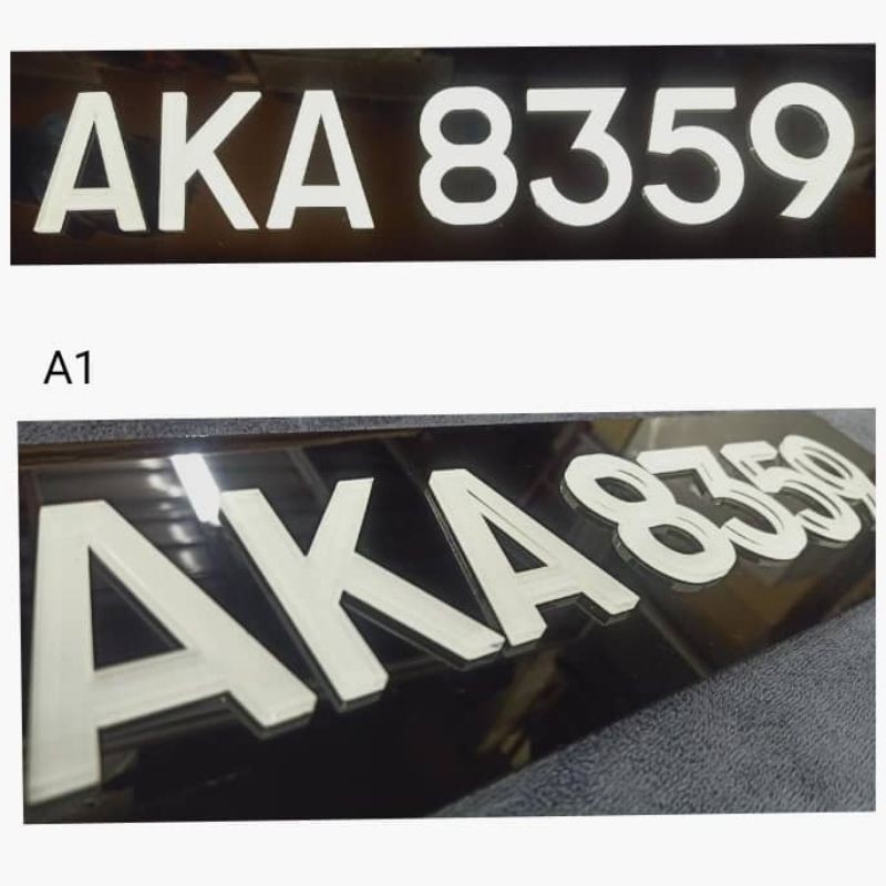 NUMBER PLATE KERETA 🔥CRYSTAL🔥READY STOCK🔥 | Shopee Malaysia