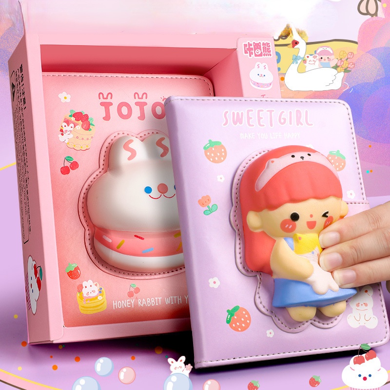 Net Red Decompression Notebook Decompression Notebook Cute Student Girl ...