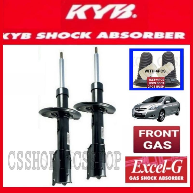 KYB TOYOTA VIOS NCP93 DUGONG ( 08-2012 ) SHOCK ABSORBER GAS FRONT 1SET=2PCS KYB ORIGINAL KAYABA ...