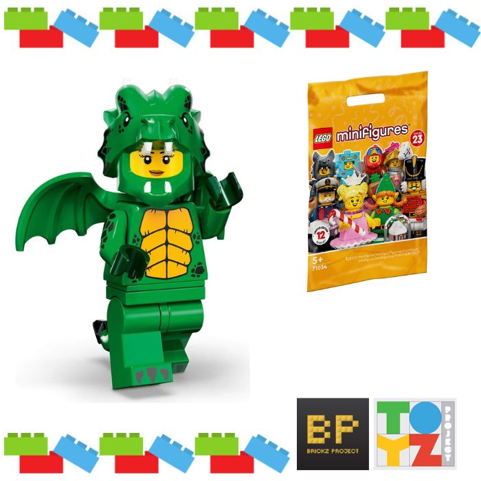 Lego 71034 Minifigure Series 23 - Dragon Costume | Shopee Malaysia