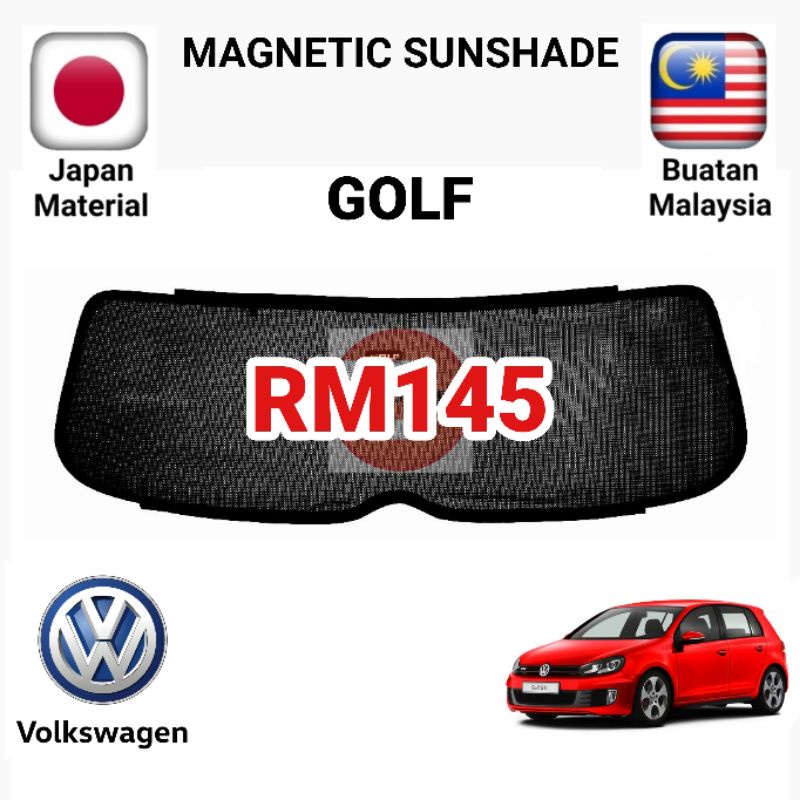Volkswagen Golf MK6 Rear Windscreen Premium Sunshade | Shopee Malaysia