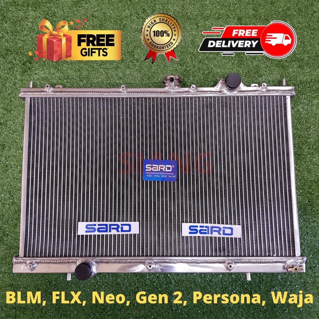 SARD Radiator Campro Engine - Gen2 - Persona - Waja Campro - Satria Neo ...