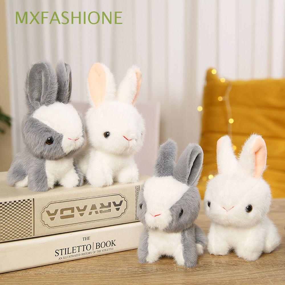 MXFASHIONE Lovely Plush Bunny Key Chain Mini Plush Rabbit Pendant Plush ...