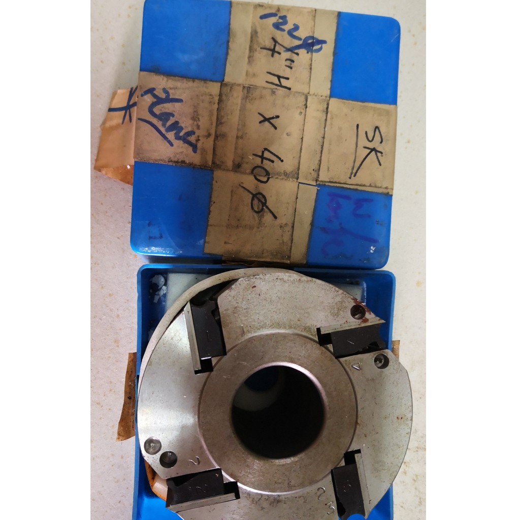 HIGH QUALITY SK PLANER CUTTER BLOCK 122 X 4'' X 40 X 4T COME WITH HSS ...