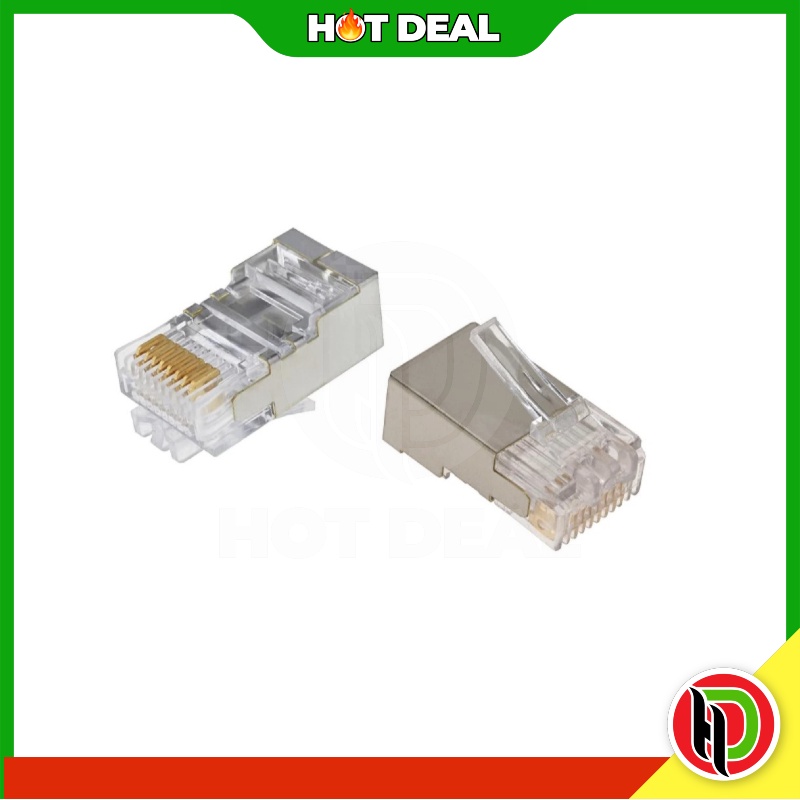 Hotdeal Commscope 6-569530-3 RJ45 Cat5e Shielded Solid Modular Plug ...
