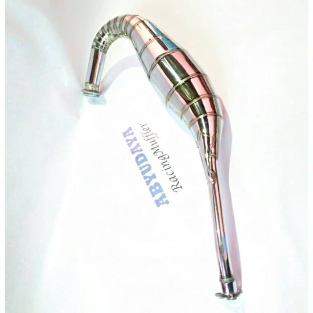 Ninja 150 R Chamber RR ninja 2 stroke exhaust belly chrome ninja 150 cc ...