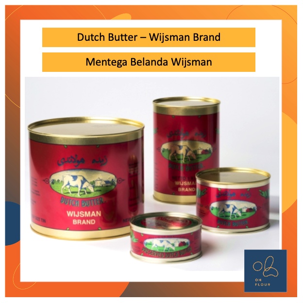 Premium WIJSMAN Dutch Butter 200G 454G 1KG / Mentega Belanda HALAL/荷兰 ...