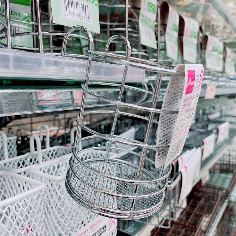 Daiso Wire Basket Hanger Cylinder/ Rectangular | Shopee Malaysia