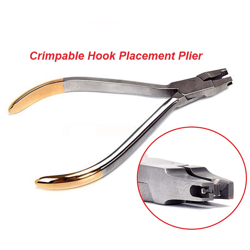 Dental Orthodontic Pliers Crimpable Hook Placement Plier Stainless ...