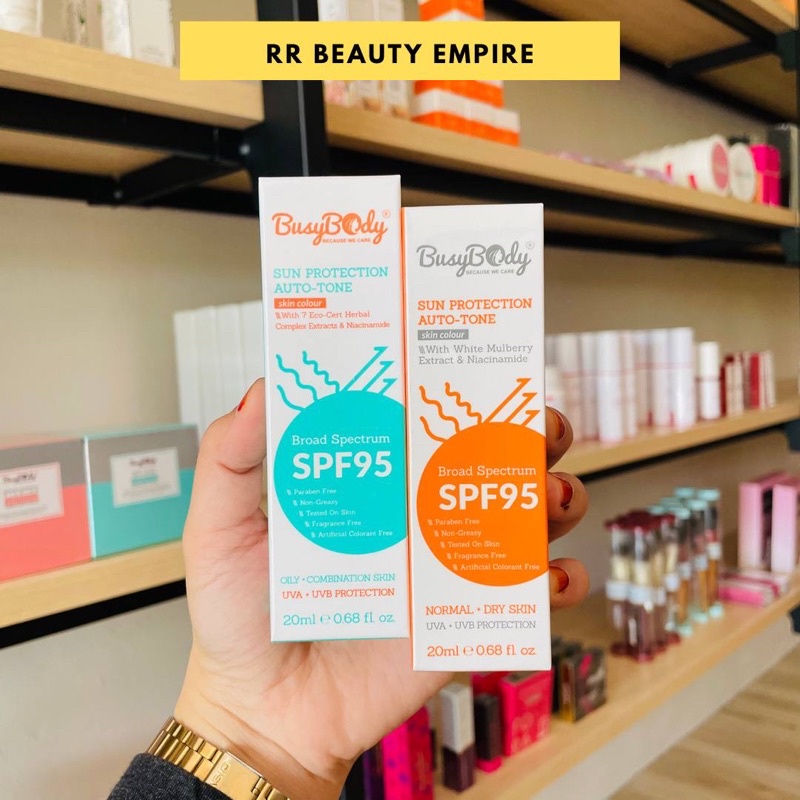 SUN PROTECTION AUTO TONE SPF95 ( BUSYBODY ) | Shopee Malaysia