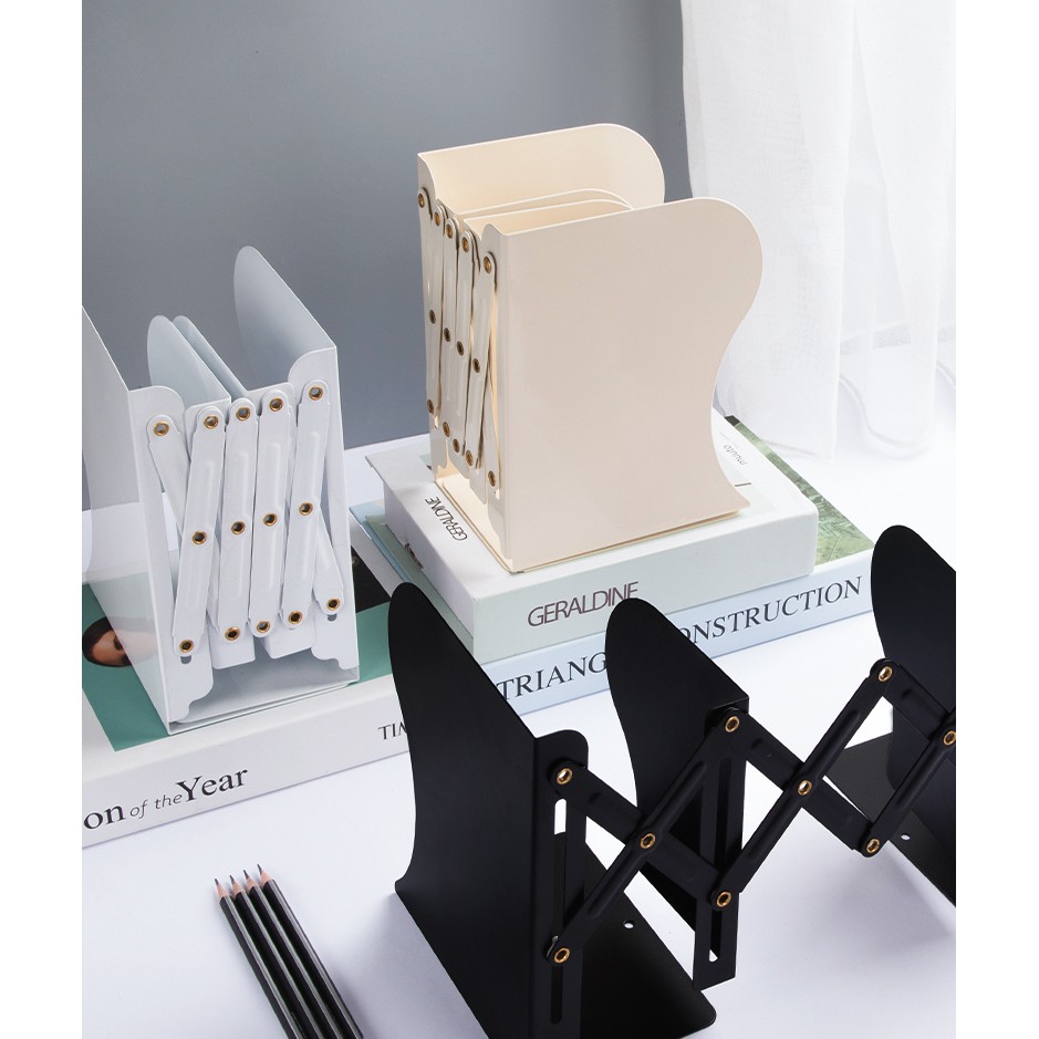 Minimalist Modern Iron Retractable Bookstand Bookshelf | Shopee Malaysia