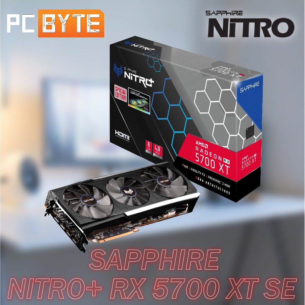 Sapphire AMD Radeon RX 5700 XT NITRO+ 8GB GDDR6 Graphic Card | Shopee ...