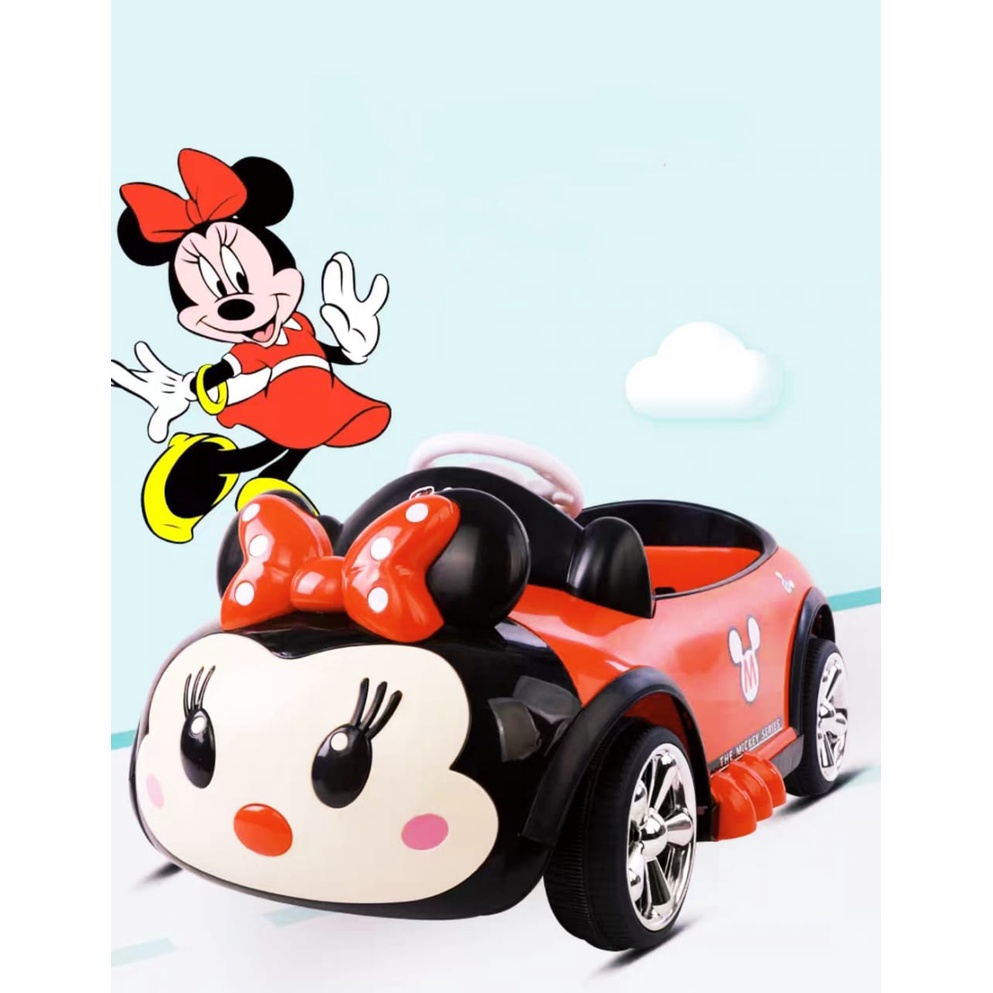 Baby Electric RIde On Car Mickey Minnie Toy Car Baby Children Kids with ...