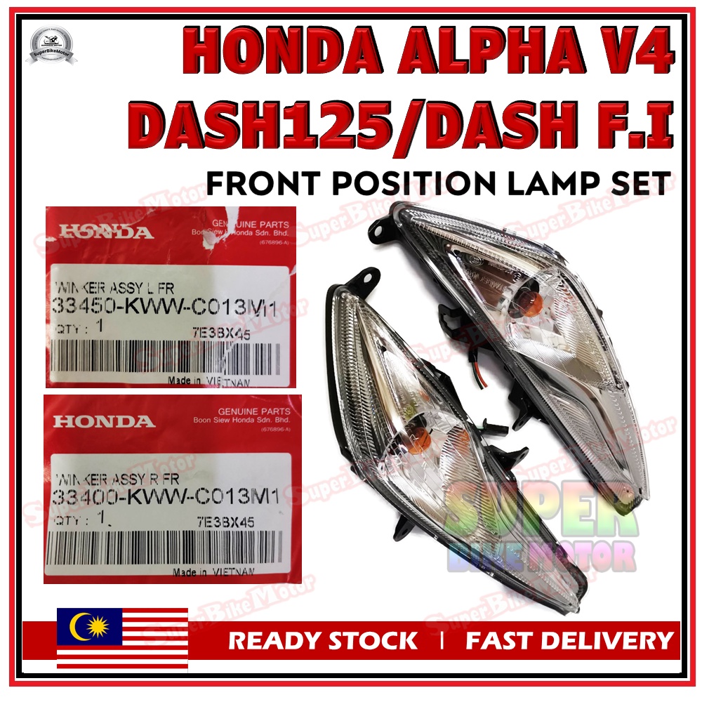 HONDA DASH F.I / DASH 125 / ALPHA V4 - 100% Original Honda Front ...