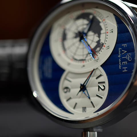 Swiss Tawaf Watch – Fateh Discovery III | Silver Blue | Shopee Malaysia