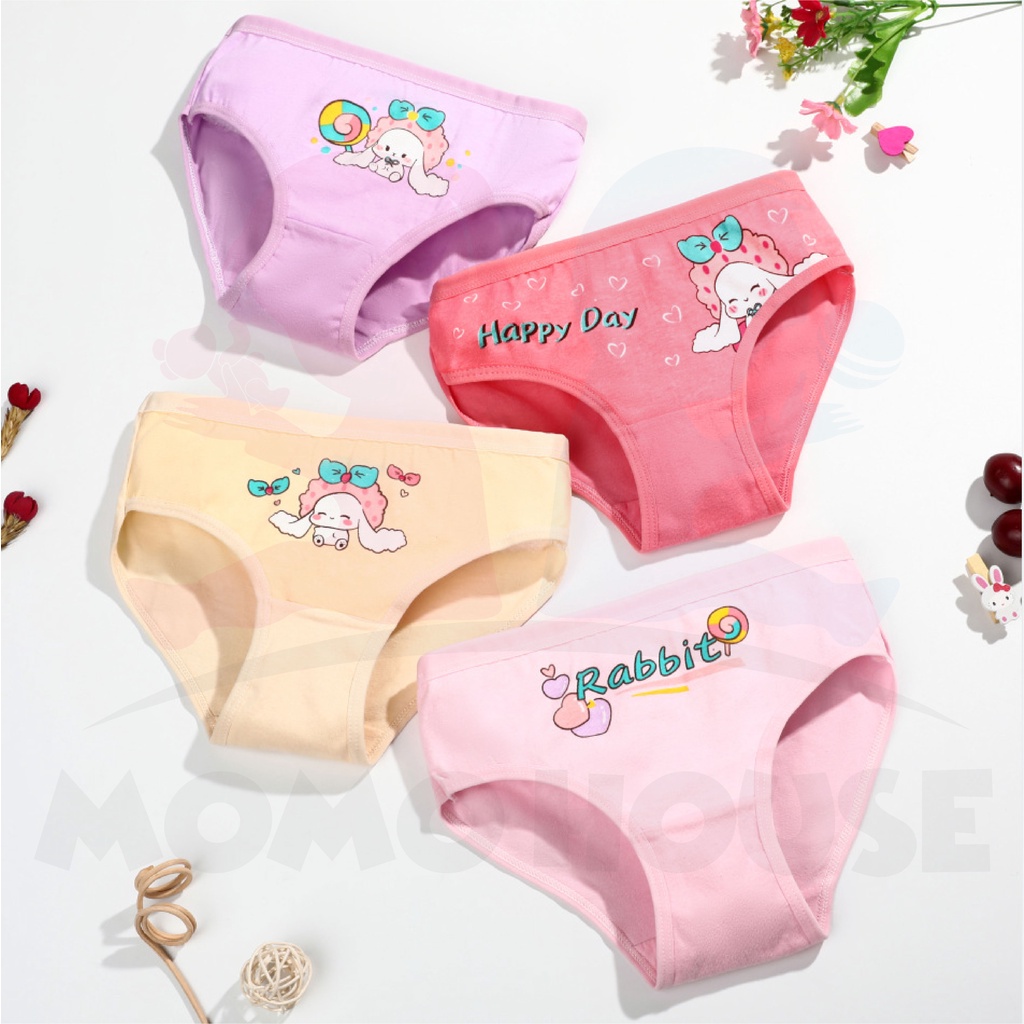 4pcs/set Baby Girl Underwear Cotton Soft Kids Girl Cotton Underwear Panties Seluar Dalam Budak ...