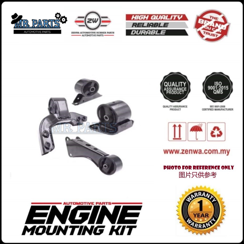 PROTON SAGA , ISWARA ENGINE MOUNTING KIT SET (ZW) | Shopee Malaysia