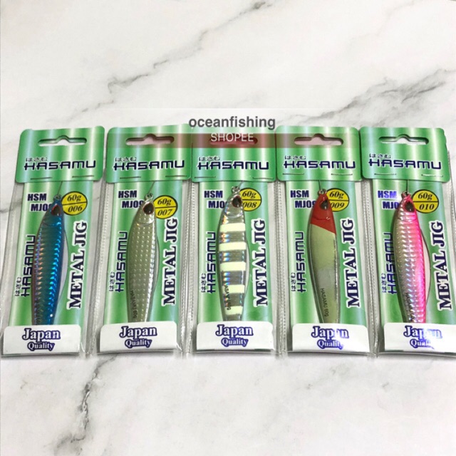 HASAMU HSM MJ09 60G/80G/100G/130G METAL JIG FISHING LURE | Shopee Malaysia