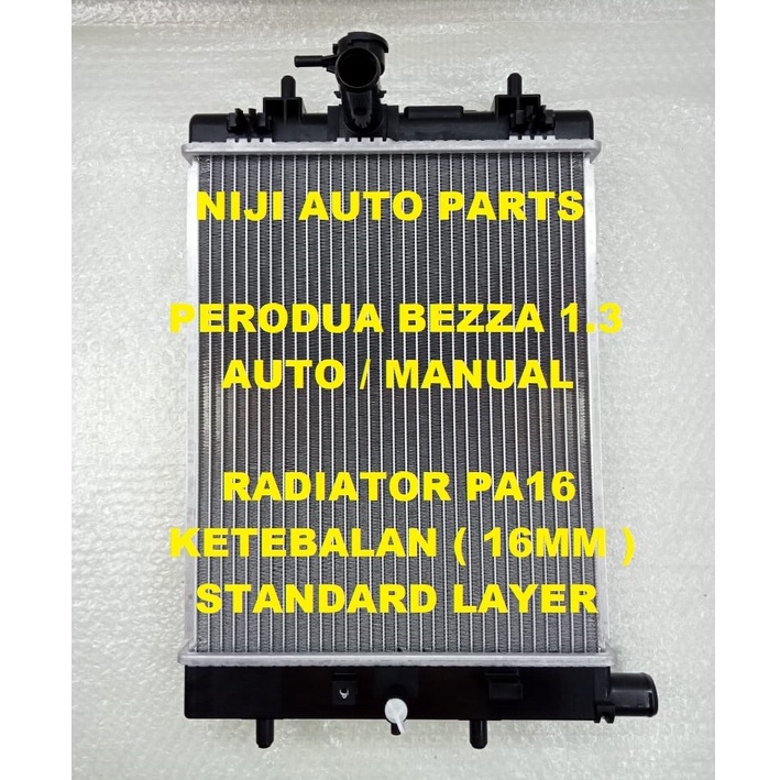 Radiator Perodua Bezza 1.3 Auto / Manual Tangki Air Kereta Ketebalan ...