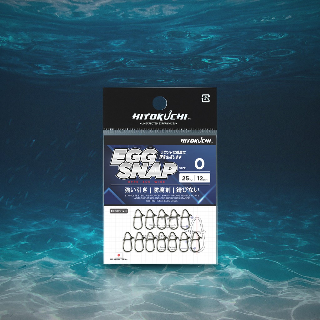 Hitokuchi Egg Snap | 4 Size | Casting Series | Egg Snap Casting Series ...