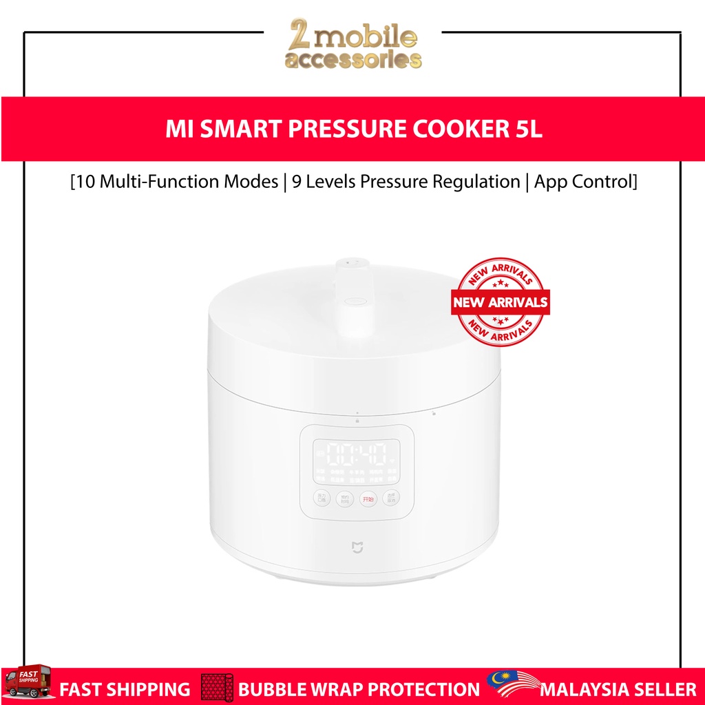 Xiaomi Mijia Smart Electric Pressure Cooker 5L | RIce Cooker | 压力锅 ...