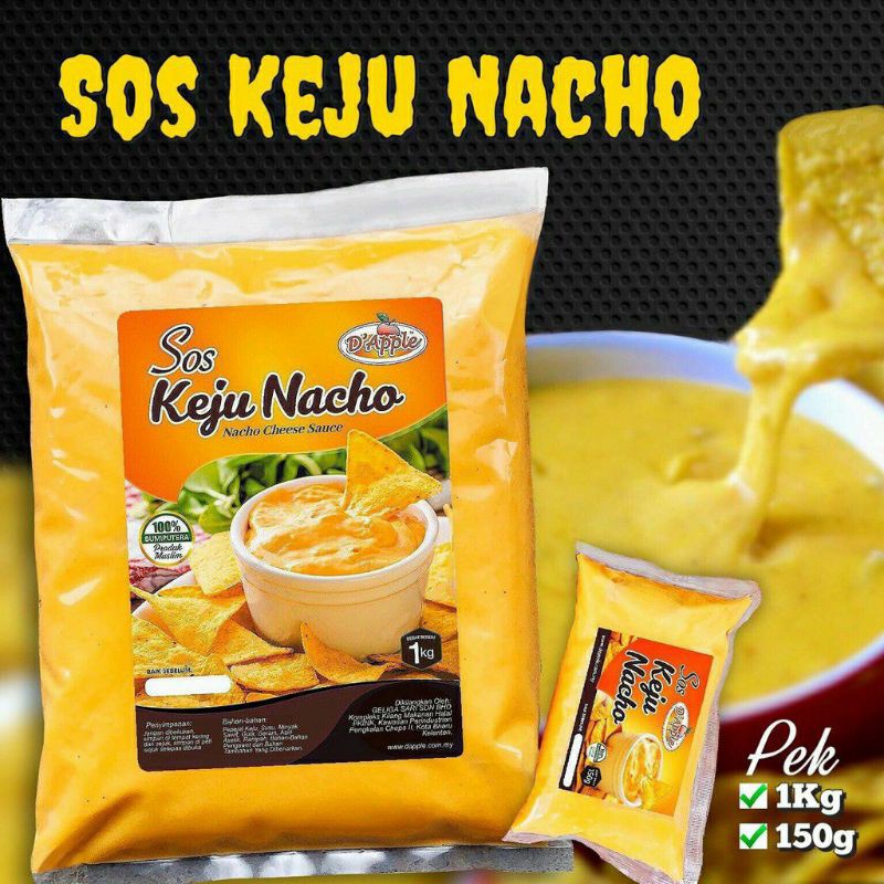 Cheese D’APPLE Sause Nacho Sos Keju Ready to Eat 150g/330g/1kg | Shopee ...