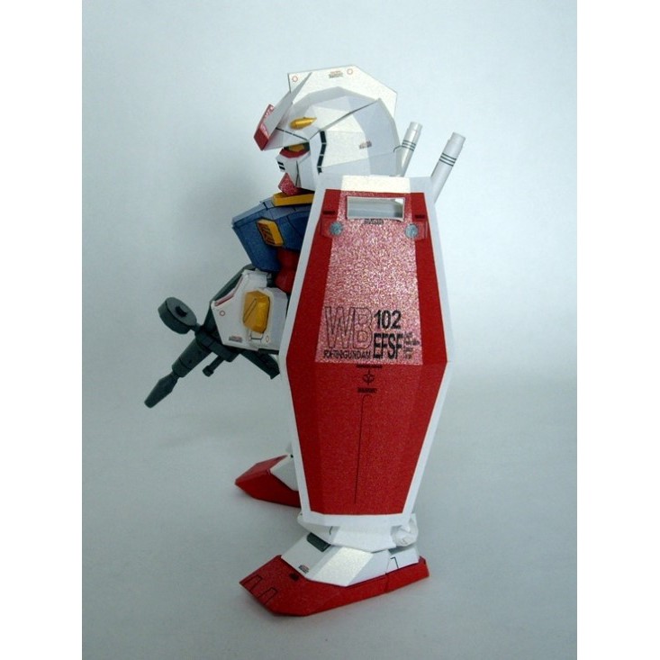 DIY Papercraft Gundam Pattern SD RX78-2 Ver 2 Jasmine Paper | Shopee ...