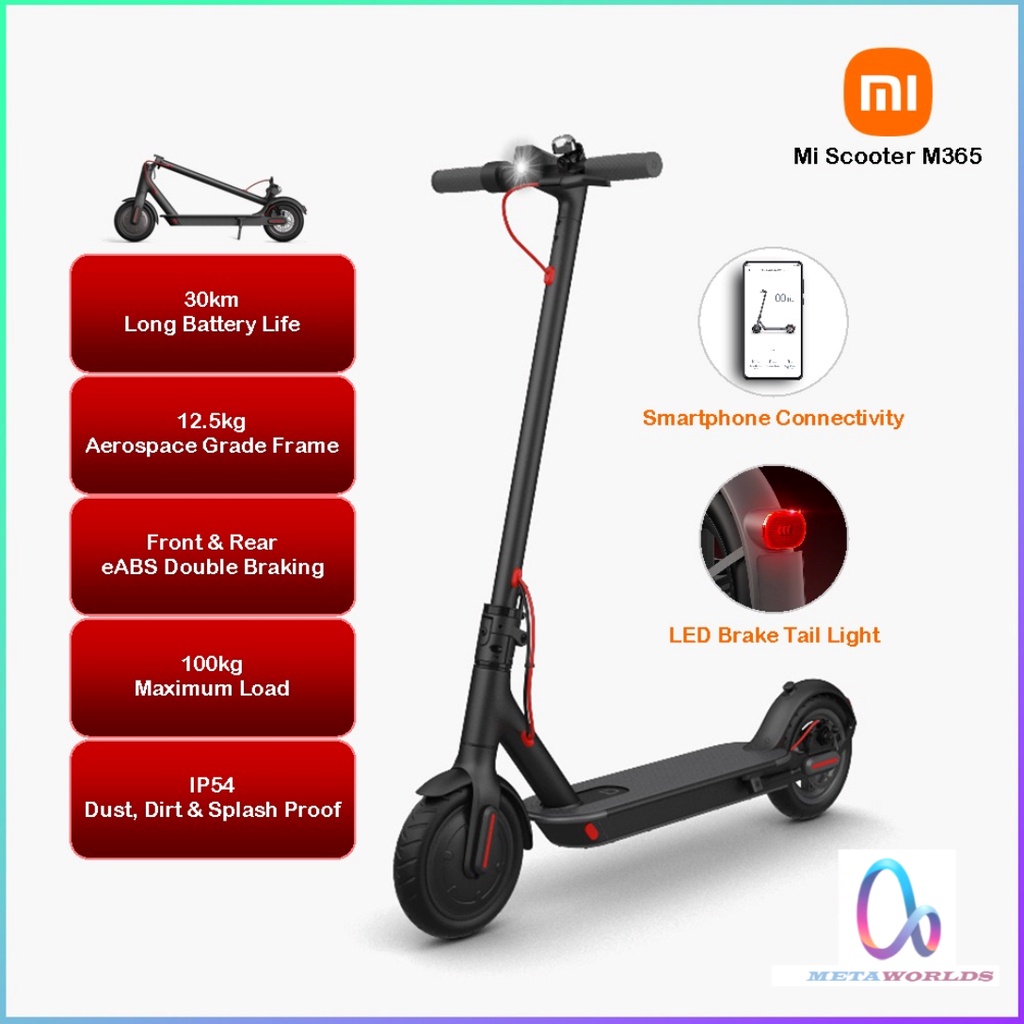 (Global Version) Mi Electric Scooter M365 (25 KM/H Speed) (1 Year ...